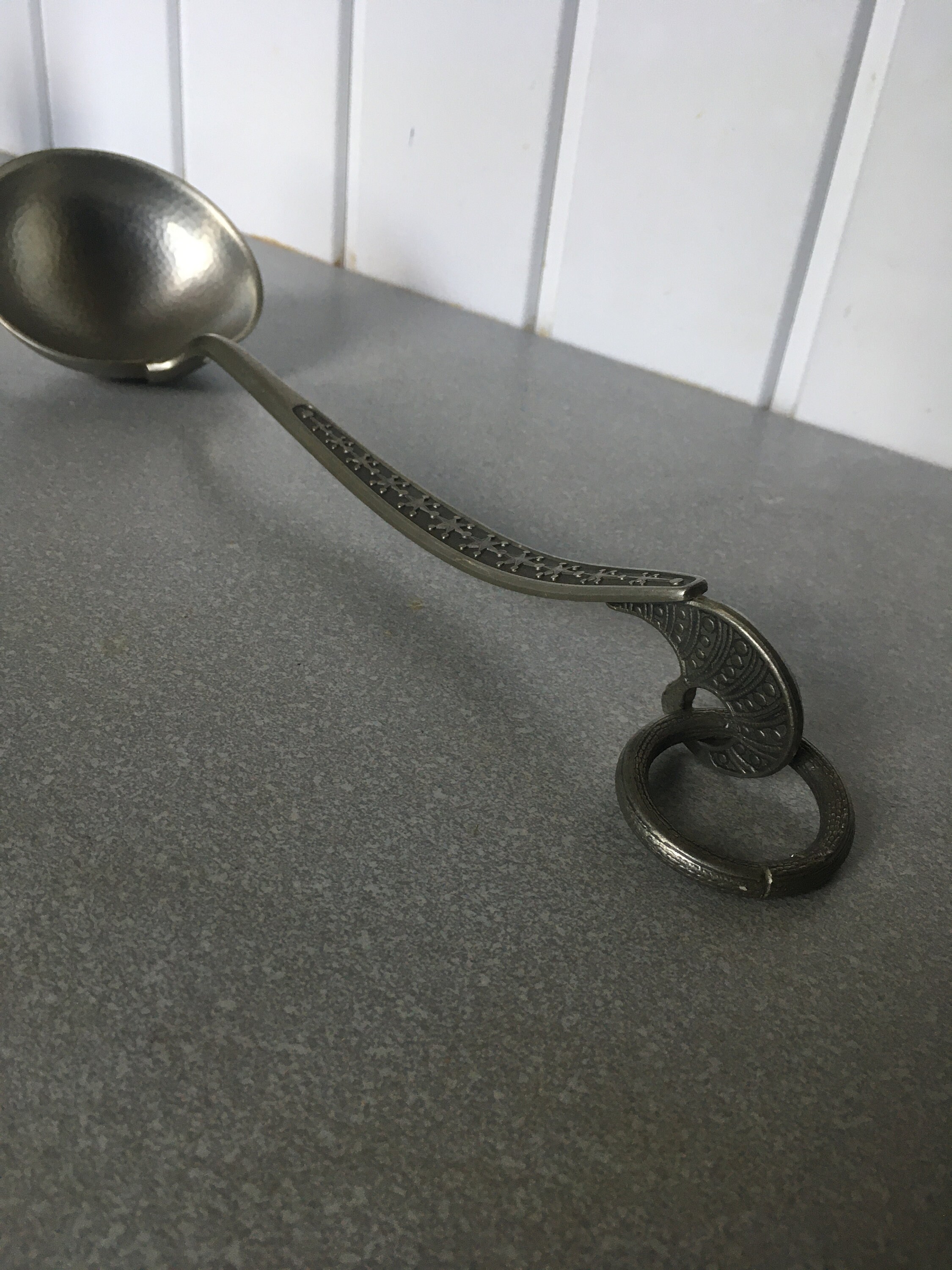 Norway Ladle Tinn Norge Pewter Spoon . Norway Viking Folk Art - Etsy UK