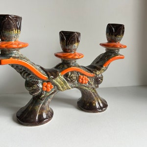 Antique German Candleholder Hand Painted - Etsy