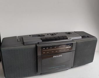 Vintage Philips Radio Cassette Player 1970 - Etsy