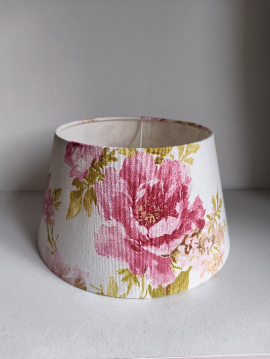 Large Floral Lamp Shade - Etsy