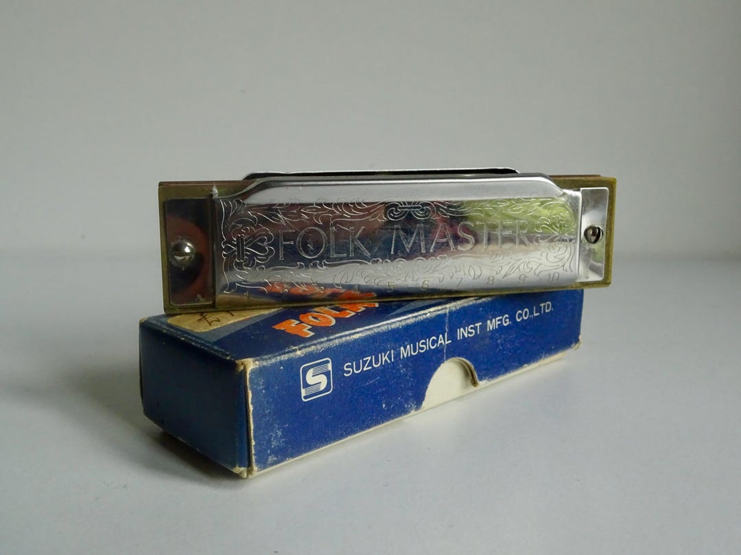 Japan Harmonica Harp G Folk Master With a Box 1970 - Etsy