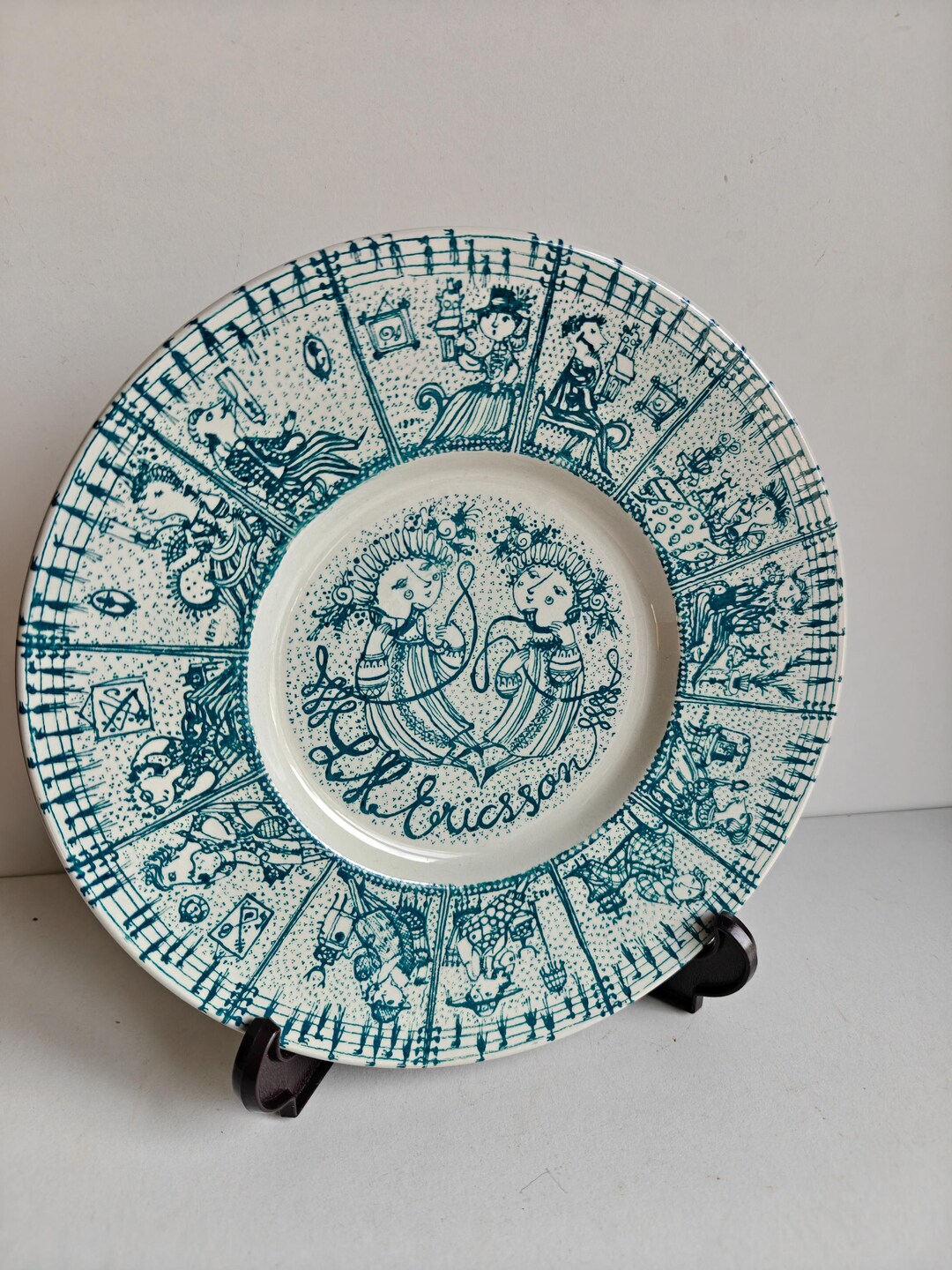 Vintage Bjorn Winblad Plate Nymolle Art Faience - Etsy