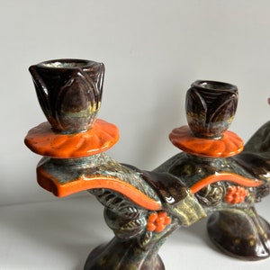 Antique German Candleholder Hand Painted - Etsy