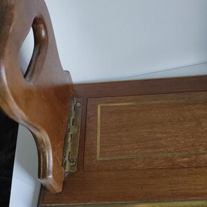 English Wooden Rack Shelf Books CD Stand Display Novel Rest Solid Retro ...