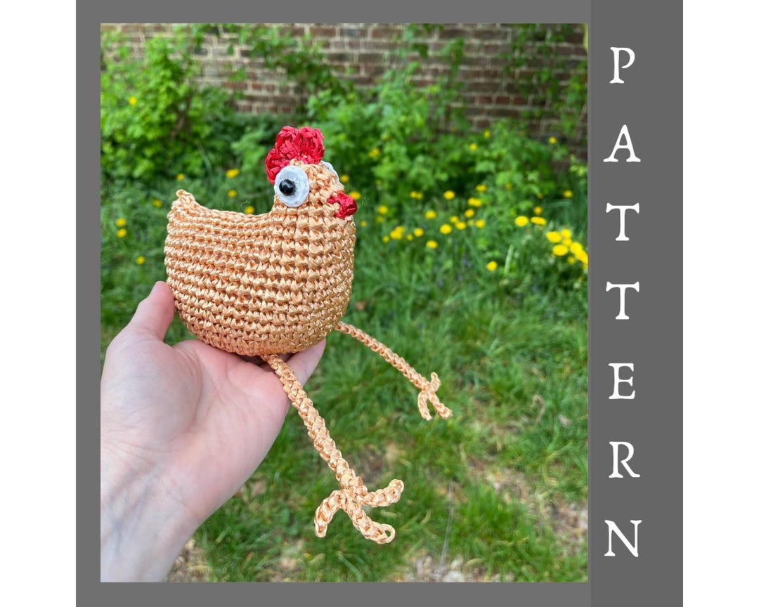 Chicken Crochet Pattern, Crochet Bird Pattern, Rooster Amigurumi ...