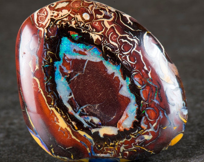 Miracle Nut Boulder Opal 36mm X 28mm. 70.90cts - Etsy