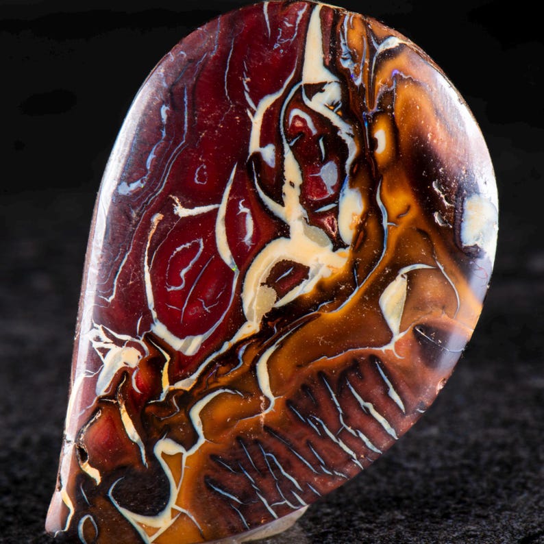 Australian Boulder Opal Pendant (36mm X 23mm. 49.10cts) - Etsy