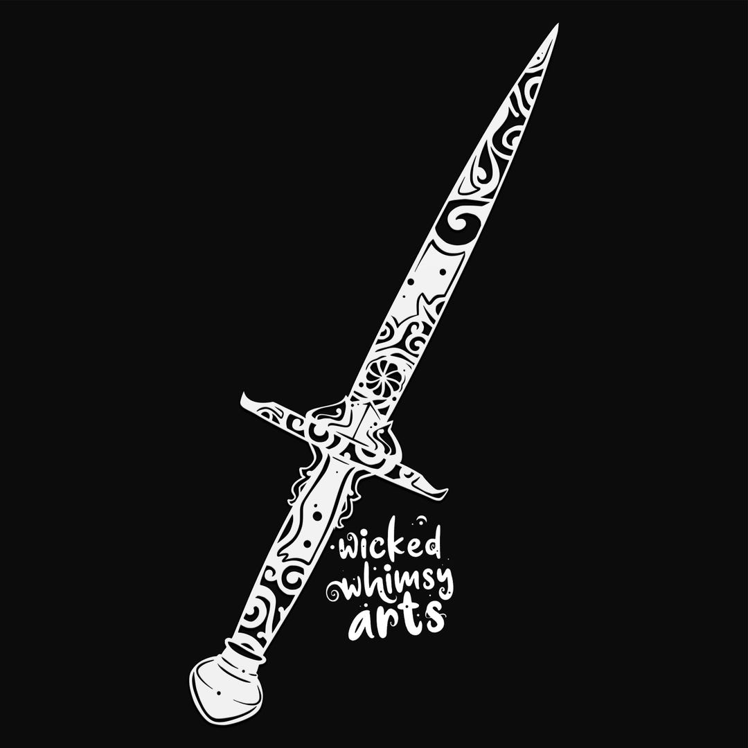 Sword Mandala Svg Cut File, Glowforge File, Vinyl Template, Fantasy ...