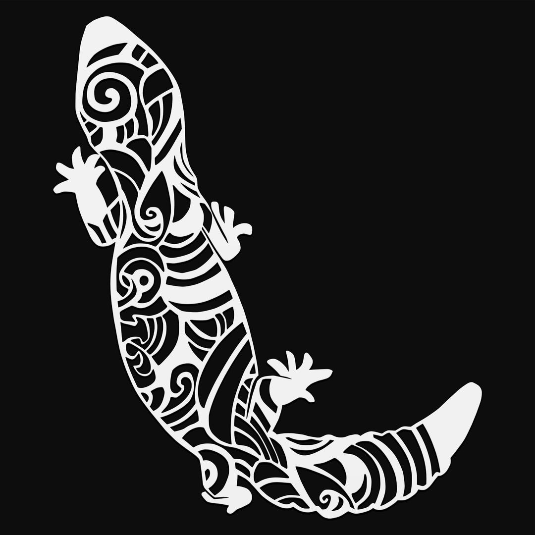 Leopard Gecko Mandala Svg Cut File, Lizard Glowforge File, Vinyl ...