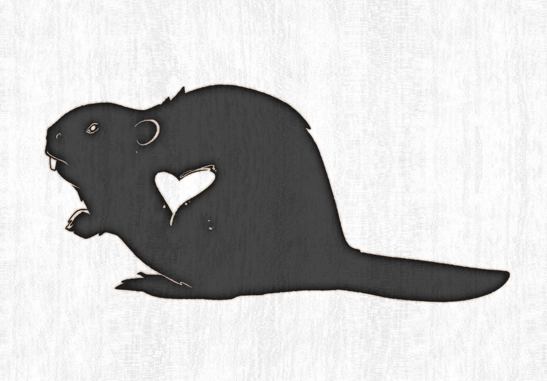 Beaver Svg Animal Svg for Engraving Laser Cutting and - Etsy