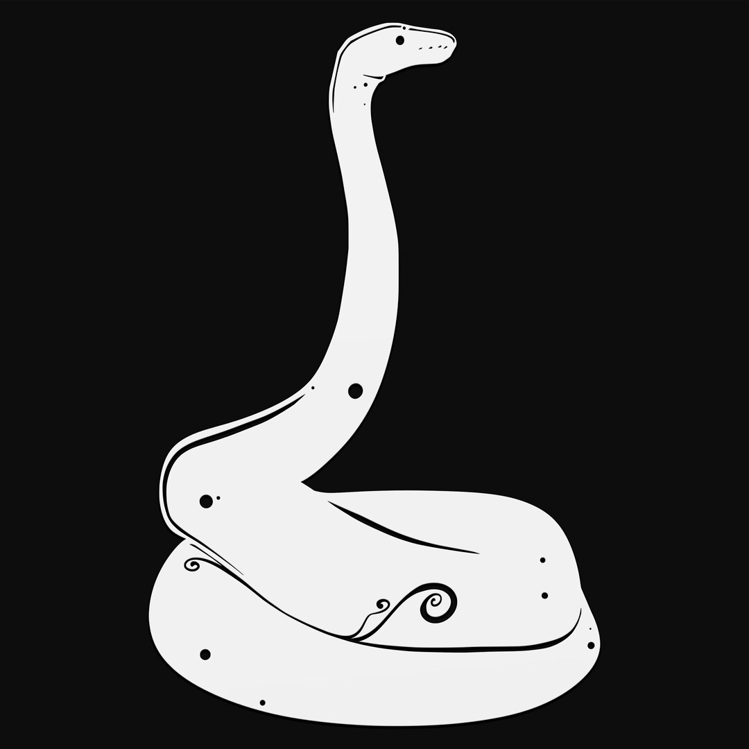Ball Python Svg Cut File, Snake Glowforge File, Vinyl Template, Laser ...