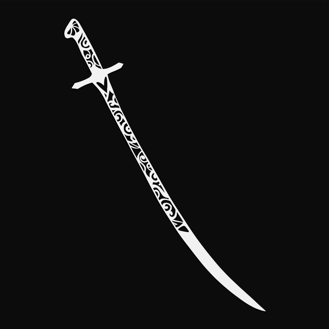 Karabela Sword Mandala Svg Cut File, Glowforge File, Vinyl Template ...