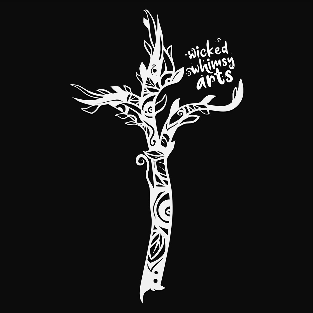 Tree Branch Mandala Svg Cut File, Glowforge File, Vinyl Template, Laser ...