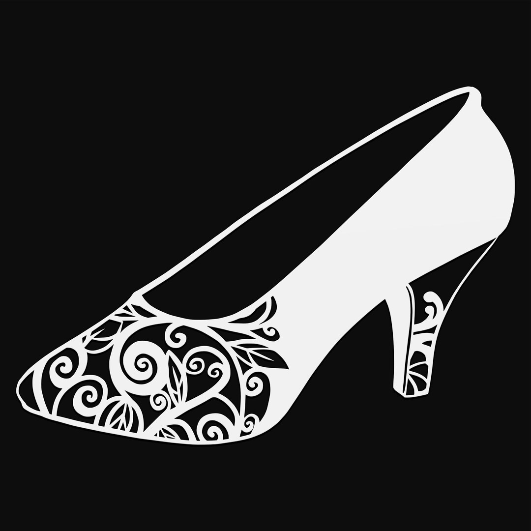 Pumps Mandala Svg Cut File, Glowforge File, Vinyl Template, Laser Cut ...