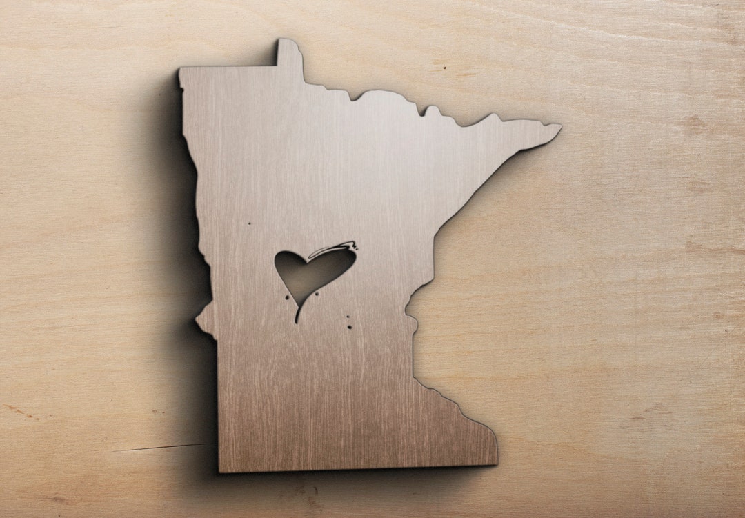 Minnesota Svg MN State Svg for Engraving Vinyl and Other - Etsy
