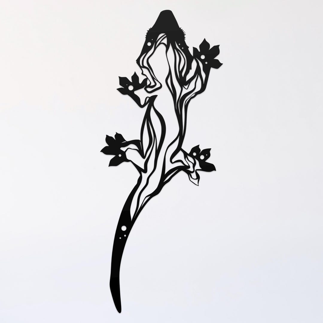 Crested Gecko Svg Cut File, Lizard Glowforge File, Vinyl Template ...