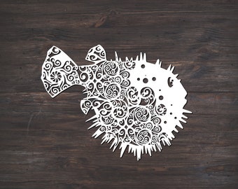 Pufferfish Mandala - Etsy