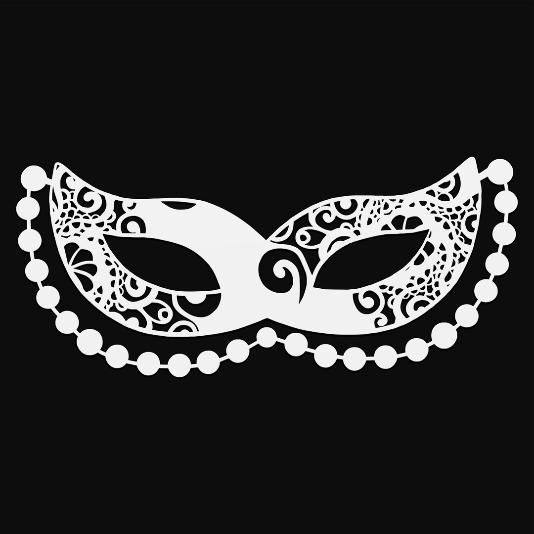 Masquerade Mask Mandala Svg Cut File, Glowforge File, Vinyl Template ...