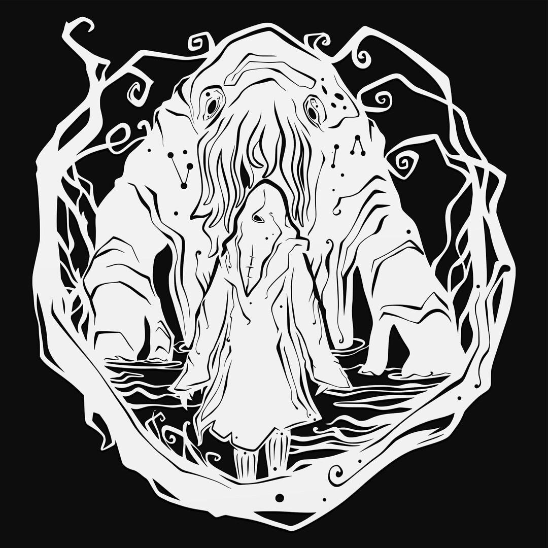 Eldrich Thing Svg Cut File, Glowforge File, Vinyl Template, Laser Cut ...