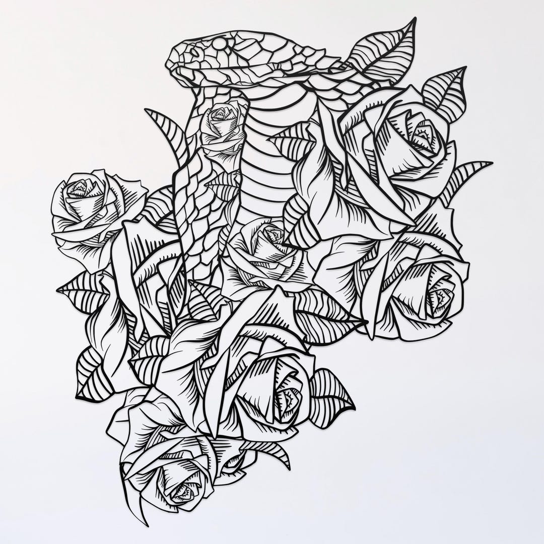 King Cobra Svg Cut File, Snake Glowforge File, Vinyl Template, Laser ...
