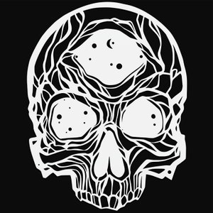 Three-eyed Skull Svg Cut File, Glowforge File, Vinyl Template, Laser ...
