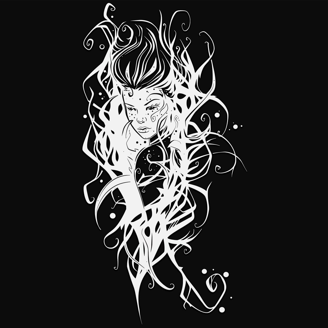 Vampire Woman Svg Cut File, Glowforge File, Vinyl Template, Laser Cut ...