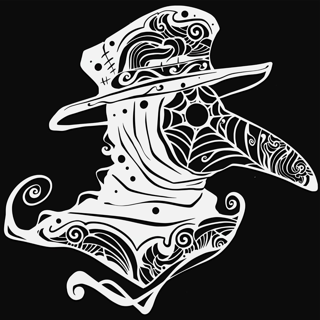 Plague Doctor Mandala Svg Cut File, Glowforge File, Vinyl Template, Laser Cut File, Pagan Svg ...