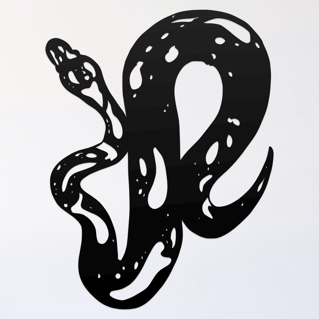 Ball Python Svg Cut File, Snake Glowforge File, Vinyl Template, Laser ...