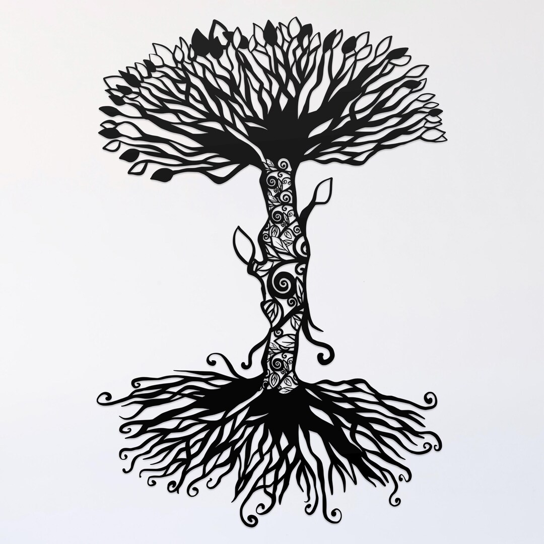 Tree of Life and Death Mandala Svg Cut File, Glowforge File, Vinyl ...