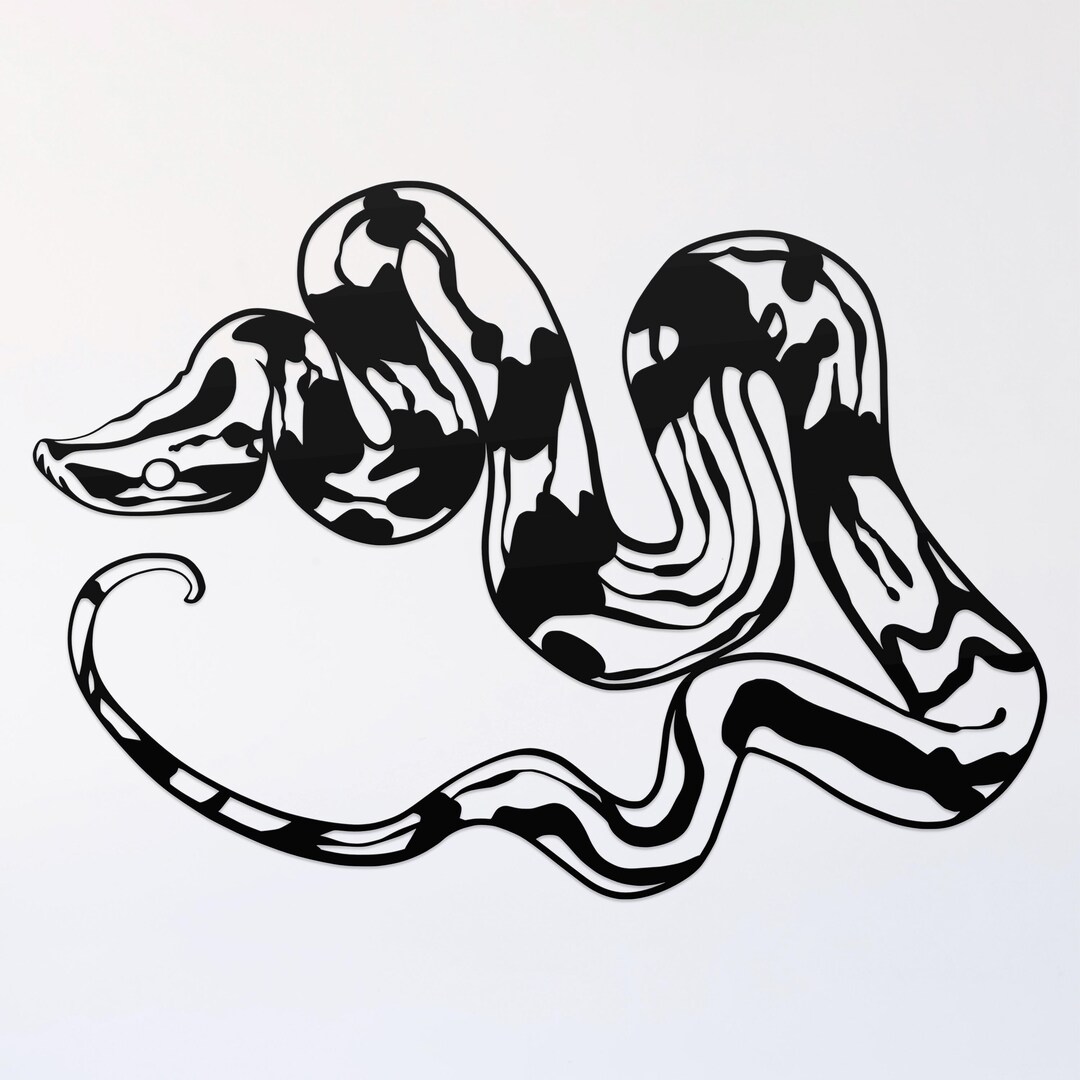 Red Tailed Boa Svg Cut File, Snake Glowforge File, Vinyl Template ...