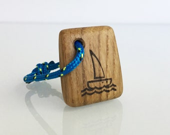 Boat Keychain - Etsy