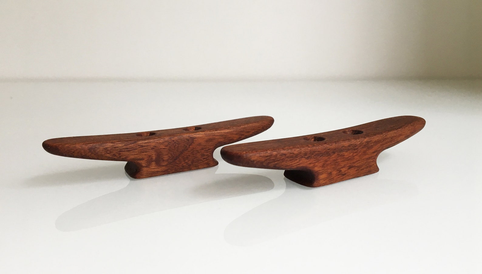 1pc. Mahogany Mini Boat Cleat 10cm Long. Oiled Handmade - Etsy