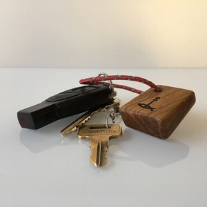 Sailing Boat Keychain, Sailboat Oak Keyring, Handmade Boat Gift - Etsy