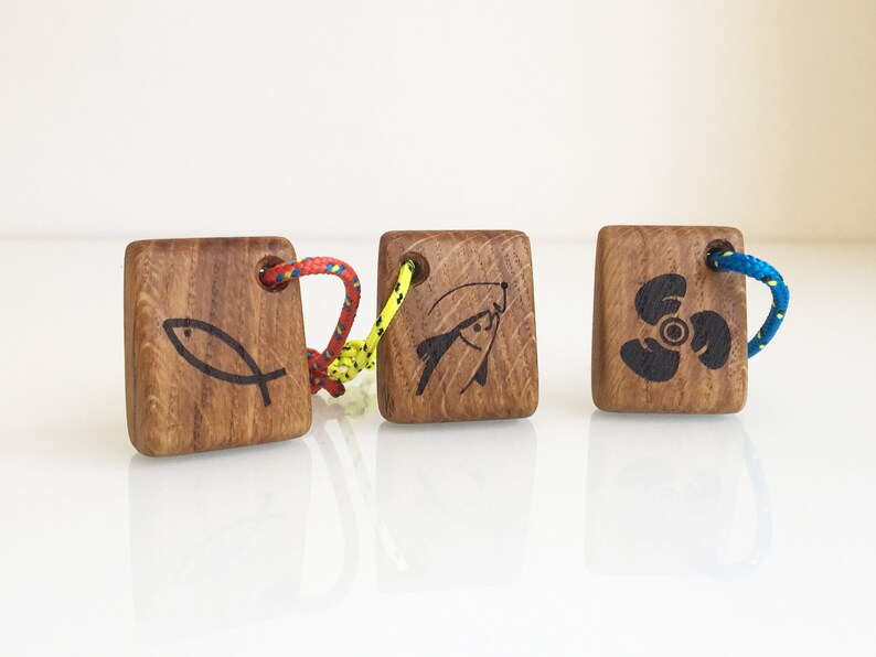 Boat Propeller Keychain, Boat Gift, Handmade From Oak - Etsy