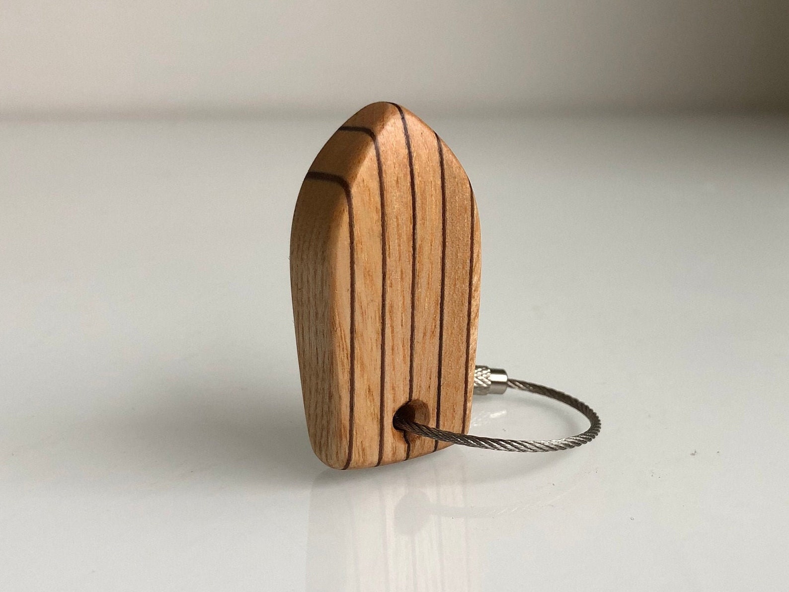 Deck Style Keychain Boat Gift Classic Boat Style Natural - Etsy