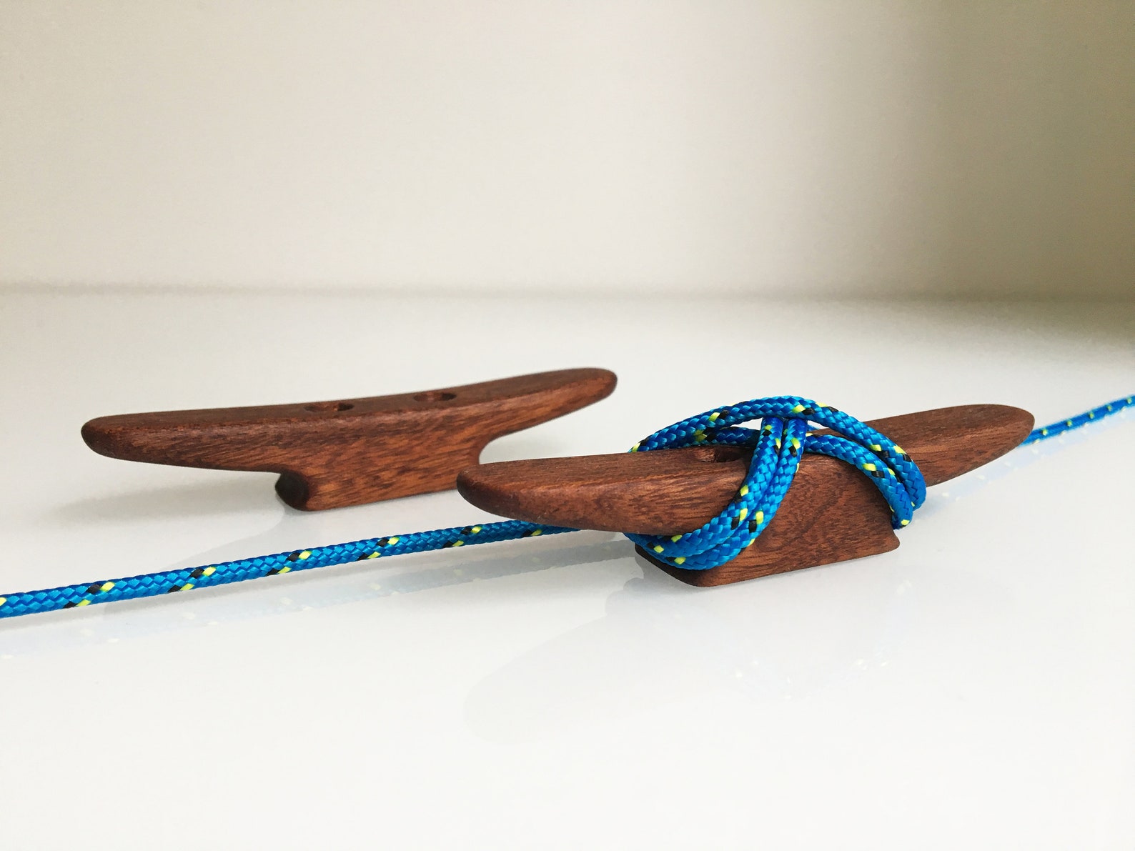 1pc. Mahogany Mini Boat Cleat 10cm Long. Oiled Handmade - Etsy