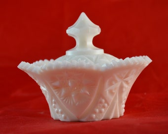 Kemple Milk Glass - Etsy