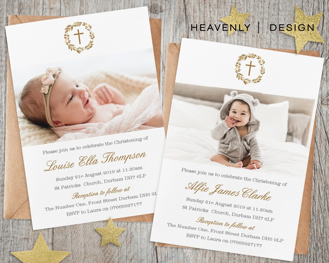 Bespoke Baptism Personalised Invitations R1 Naming Day - Etsy Bespoke Baptism Personalised Invitations R1 Naming Day - Etsy