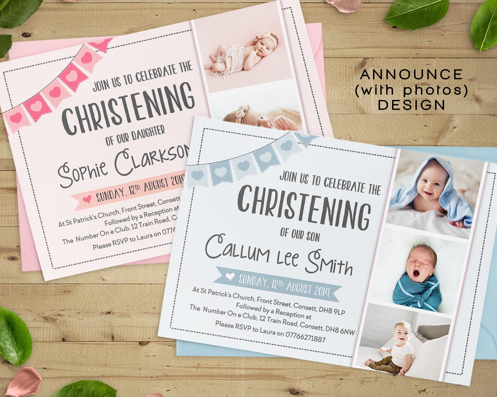 Bespoke Photo Christening Invitations Baptism Invitation - Etsy Bespoke Photo Christening Invitations Baptism Invitation - Etsy