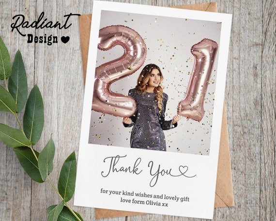 Adult Birthday Thank You Notes