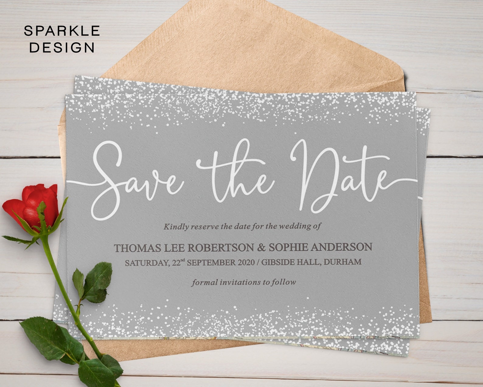 Save the Evening Cards,customised Save the Date Cards, (W0 ...