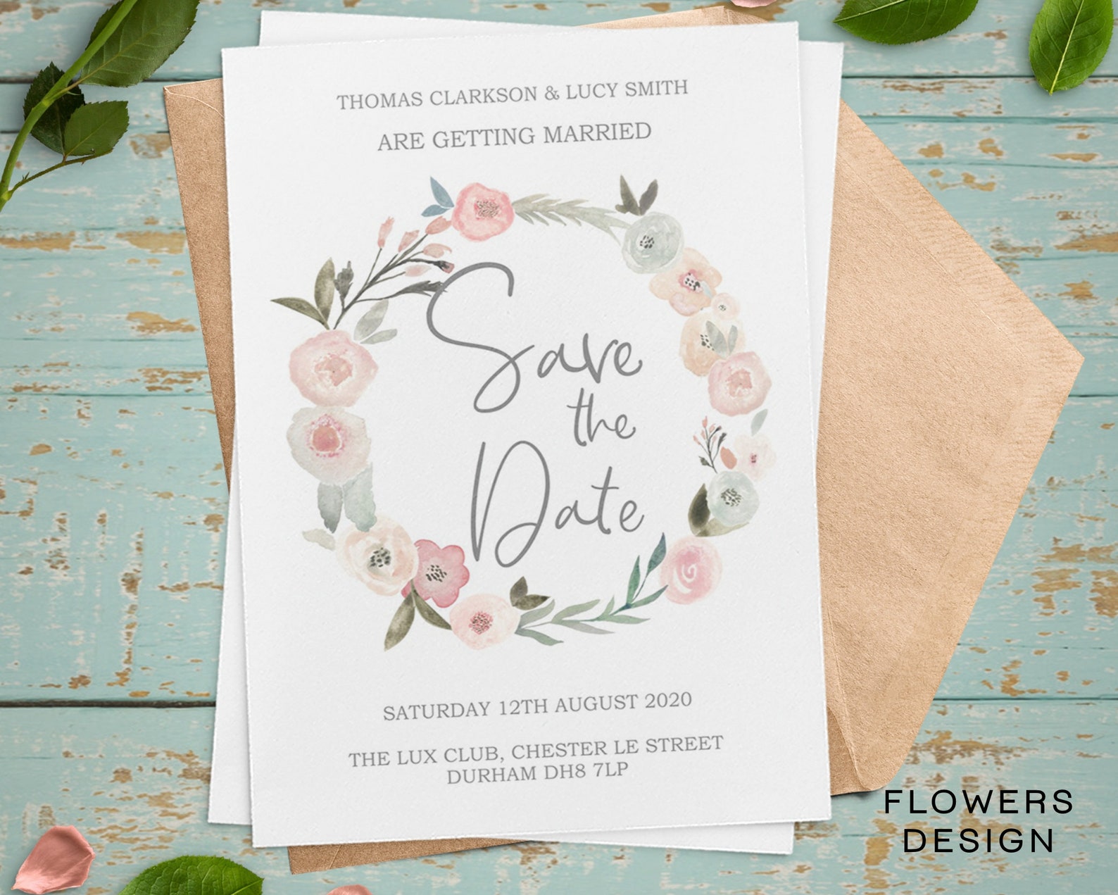 Save the Evening Cardscustomised Save the Date - Etsy