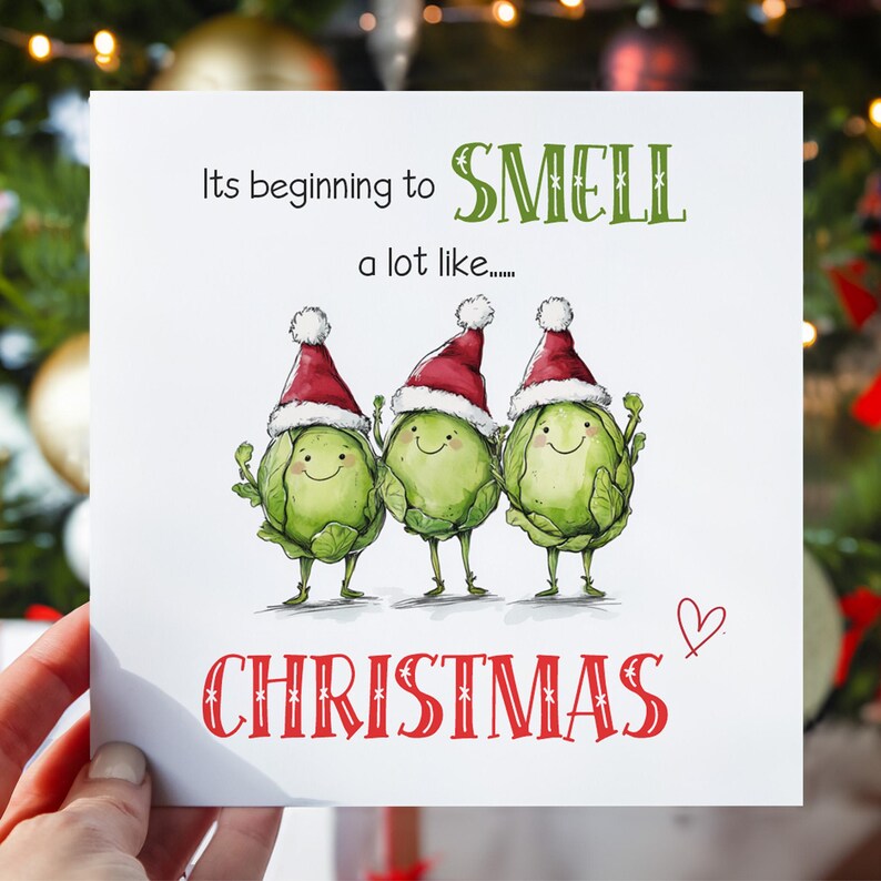 Funny Rude Christmas Card With Personalised Message Inside – Humorous ...