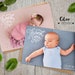 Baby Thank You Cards , Personalised New Baby Thank You Card (B3 ...