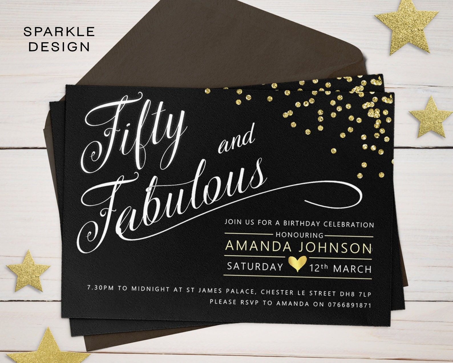 Printable 18th Birthday Invite, Personalised 40th Birthday Invite(h1 ...