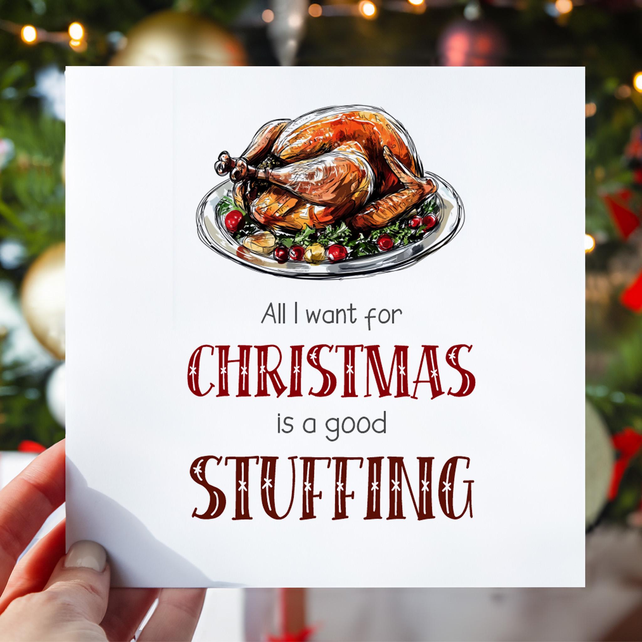 Funny Rude Christmas Card With Personalised Message Inside – Humorous ...