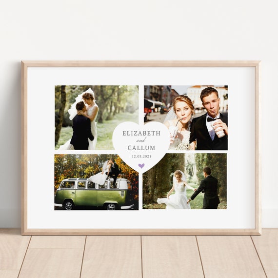 Wedding Photo Print Personalised for Any Special Occasion - Etsy UK