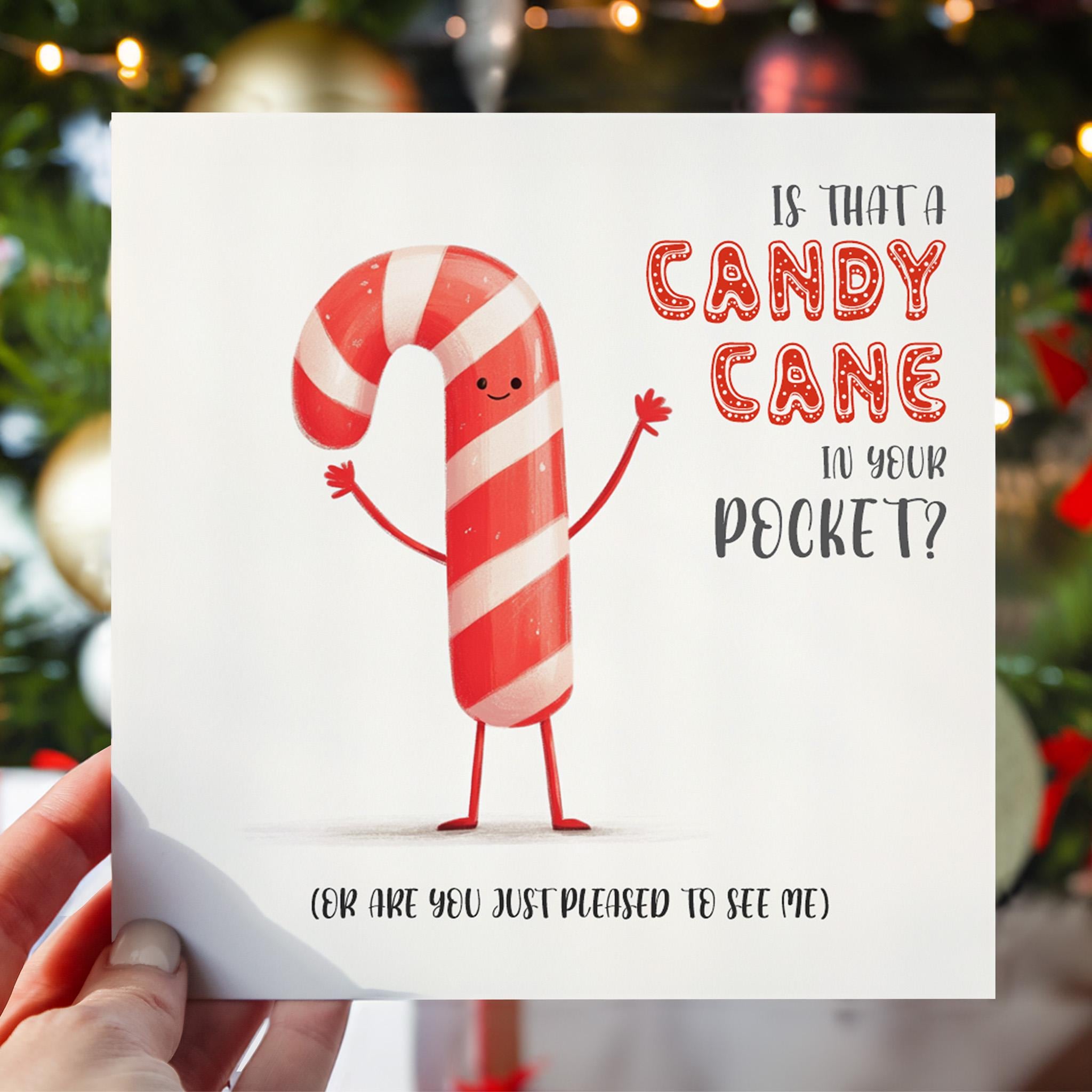 Funny Rude Christmas Card With Personalised Message Inside – Humorous ...