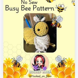 Busy Bee Crochet Pattern, No Sew Crochet Pattern, Amigurumi Pattern ...