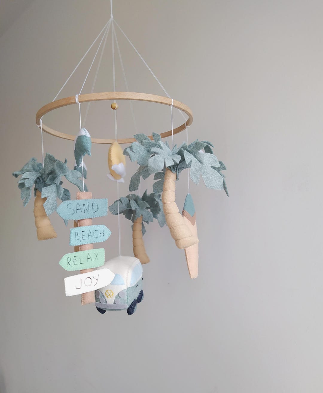 Surf Baby Mobile.beach Baby Mobile.ocean Baby Mobile.nautical Mobile ...